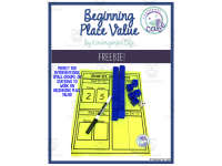 Beginning Place Value: Roll It, Make It Dice Game by Teach Simple