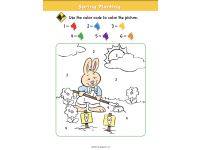 Beginning Reading: Color and Number Words Printable Workbook by Teach ...