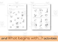 Beginning Sounds Phonics Worksheets by Teach Simple