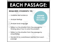 Big Feelings for Big Kids | SEL Reading Comprehension Passages by Teach ...