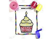 Birthday Q-Tip Art Packet by Teach Simple