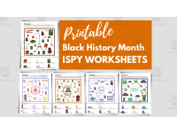 Black History Month Ispy Printable Worksheets by Teach Simple