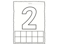 Blank Number Worksheets 1-20 by Teach Simple