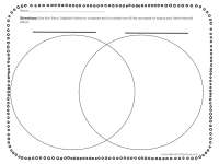 Blank Venn Diagram Graphic Organizer Worksheet by Teach Simple