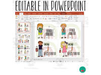 Boho Classroom Jobs Editable - Boho Rainbow Classroom Decor by Teach Simple