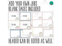 Boho Classroom Jobs Editable - Boho Rainbow Classroom Decor by Teach Simple