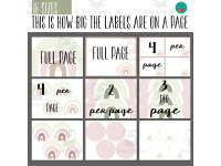 Boho Editable Labels - Boho Rainbow Classroom Decor by Teach Simple