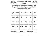 Boire present tense conjugation practice - À vos marques, prêts, partez ...