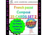 BOOM cards French passé composé être avoir #2 distance learning by ...
