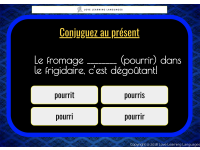 Boom Cards French regular verbs present mc set 2 distance learning by ...