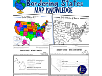 Bordering States Map Knowledge by Teach Simple