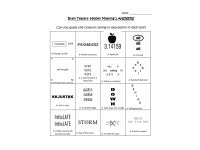 Brain Teasers: Hidden Meaning Part 1 by Teach Simple