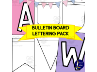 Bulletin Board Lettering Pack by Teach Simple