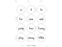 Burger and Fries Sight Word Matching by Teach Simple