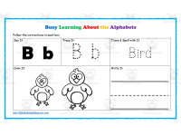 Busy Learning About The Alphabets | Letter Activity Booklet by Teach Simple