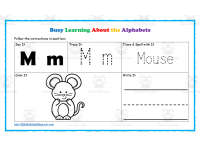 Busy Learning About The Alphabets | Letter Activity Booklet by Teach Simple
