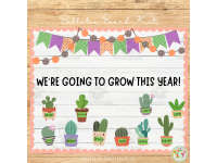 Cactus Bulletin Board Kit | Door Decor | Back to School | Editable by ...