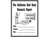 California Gold Rush | Gold Rush Research Report by Teach Simple