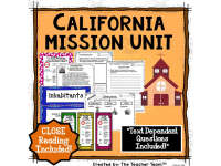 California Mission Unit by Teach Simple
