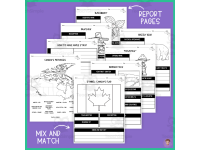 Canada Unit Study (26 Weeks of Reading Passages, Interactive Notebooks ...