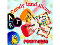 Candy land basic classroom labels by Teach Simple