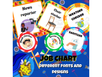 Candy land classroom decoration job chart by Teach Simple