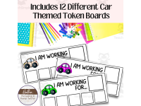 Cars Themed Token Boards | Behavior Management Boards by Teach Simple
