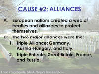 Causes of World War I Presentation & Notes by Teach Simple