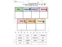 Character Trait Synonym Sort by Teach Simple