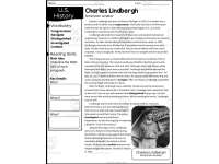 Charles Lindbergh Reading Packet by Teach Simple