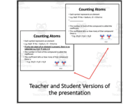 Chemical Symbols, Formulas & Compounds - Lesson Bundle by Teach Simple