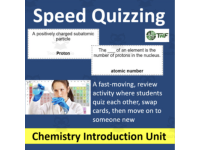 Chemistry: Atoms, Elements, and Compounds - Speed Quizzing by Teach Simple