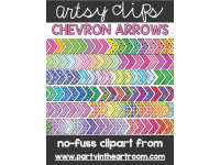 Chevron Arrows Clipart by Teach Simple