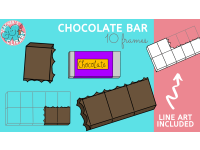 Chocolate Bar Fractions by Teach Simple