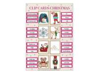 Christmas Clip Cards - Spelling & Vocabulary by Teach Simple