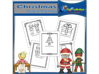 Christmas Coloring & Writing Prompts - EBOOK by Teach Simple