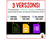 Christmas ELA Task Cards by Teach Simple