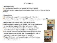 Christmas Prepositions Activity by Teach Simple