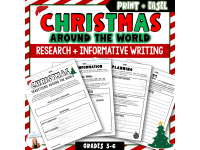 Christmas Research and Informative Writing by Teach Simple