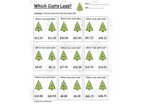 Christmas Tree Money Worksheets by Teach Simple