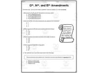 Civil War Amendments Reading Packet + Distance Learning by Teach Simple