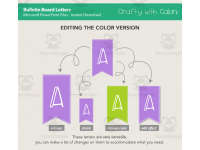 Classroom Bulletin Board Lettering Pack - Editable & Easy To Print ...