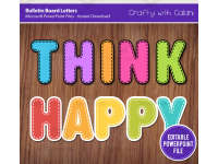 Classroom Bulletin Board Lettering Pack - Editable & Easy To Print ...