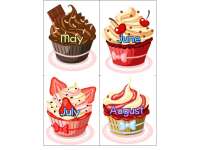 Classroom Decor: Birthday Month Cupcakes by Teach Simple