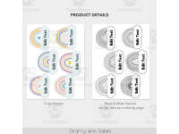 Classroom Editable Label Template Pastel Rainbow Theme - 100% Editable ...