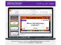 Classroom Interactive Game : Halloween Trivia PowerPoint Game by Teach ...