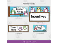 Classroom Supply Label, Editable Labels in Cute Owl Theme - 100% ...
