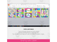 Classroom Voice Level Clip Chart in Candy Land Theme - 100% Editable by ...