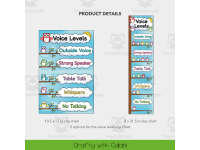 Classroom Voice Level Clip Chart in Cute Owl Theme - 100% Editable by ...