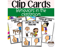 Clip Cards For Classroom Rules and Behaviors In The Classroom by Teach ...